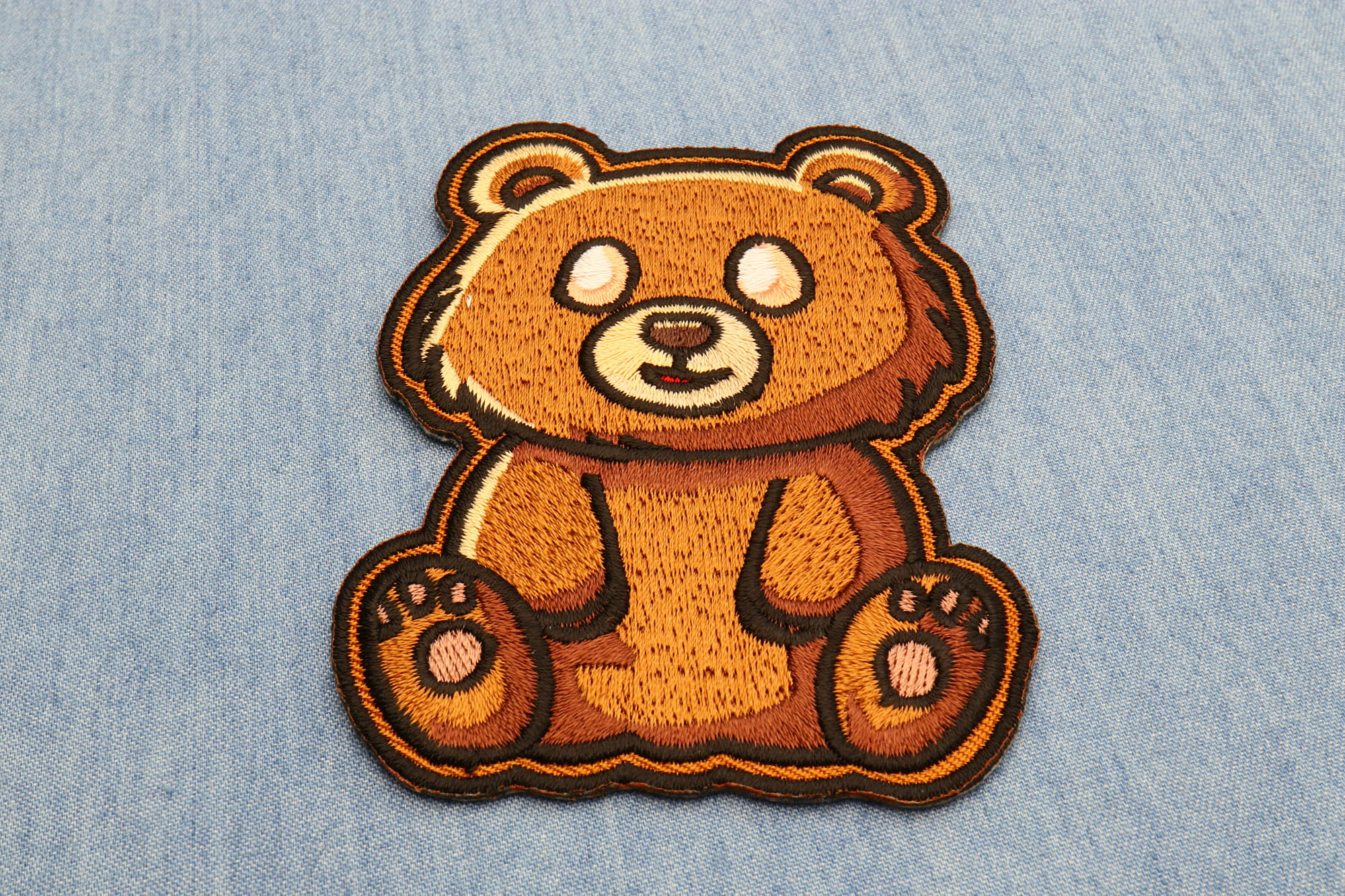 Brown Bear Patch - Iron on Bear Patches by Ivamis Patches