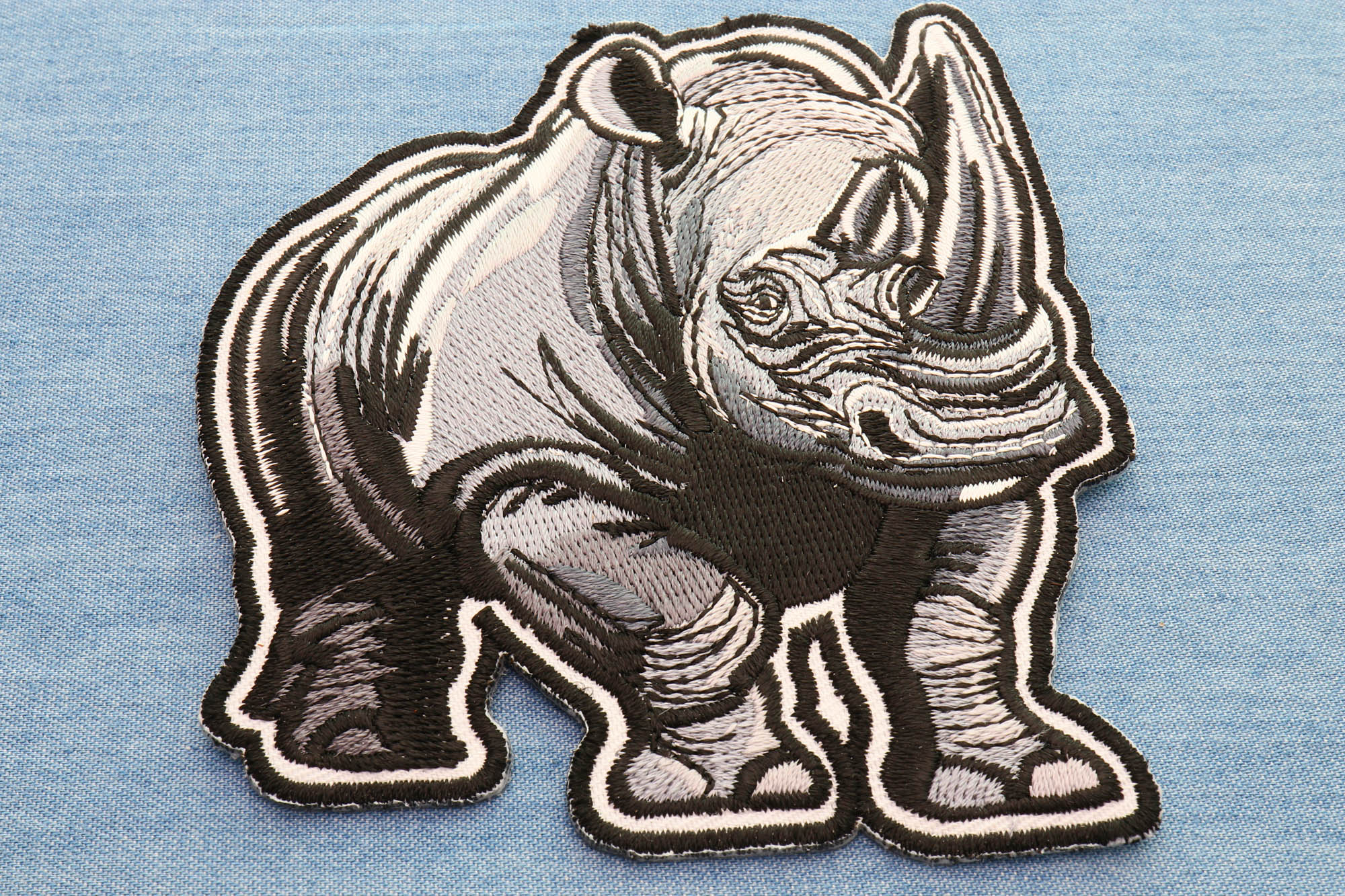 Gray Rhino Patch by Ivamis Patches