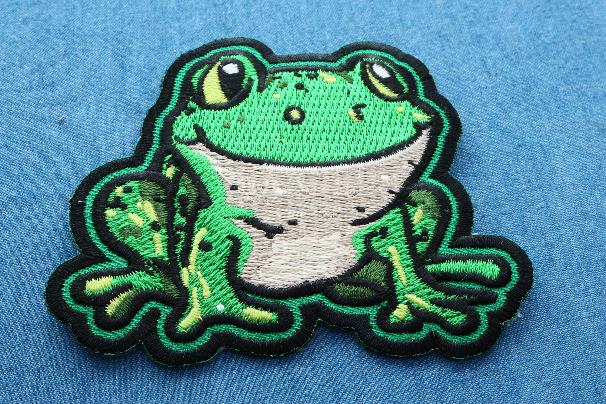 Green Frog Patch by Ivamis Patches