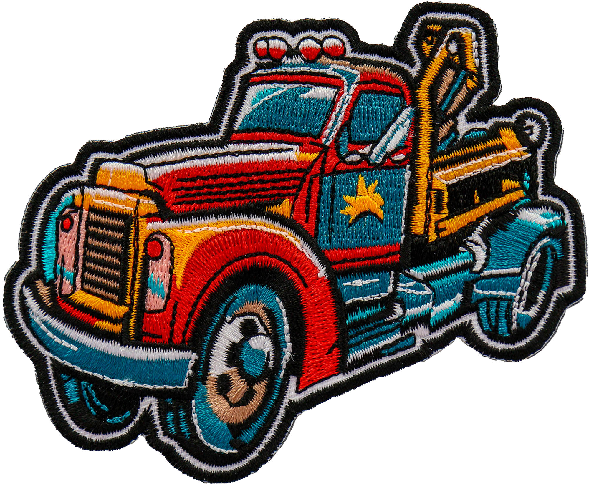 Tow Truck Patch - Iron on Novelty Patches by Ivamis Patches
