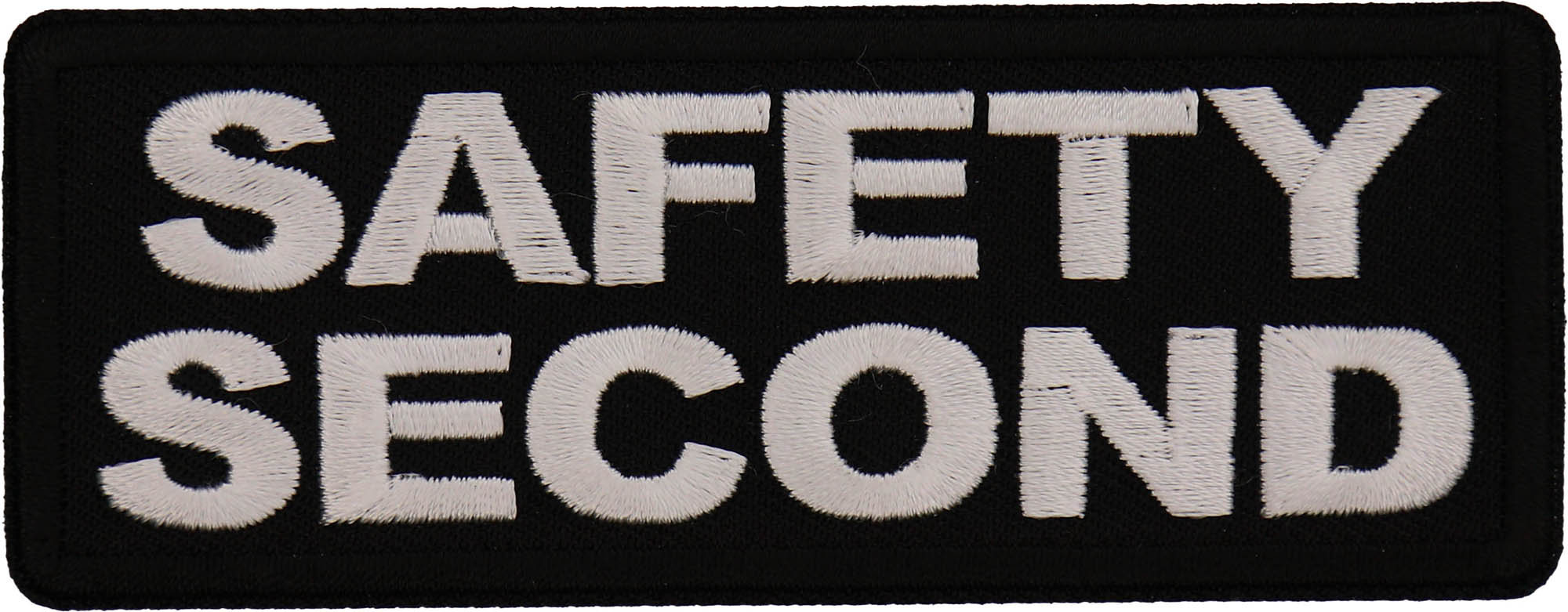 Safety Second Patch, Funny Saying Patches, Sew or Iron on Patch by ...