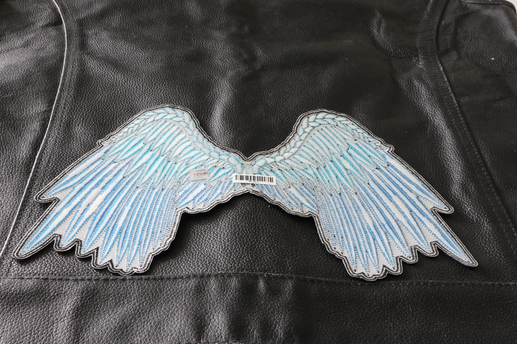 Angel Wings Beautifully Embroidered In Blue Large Back Patch | Angel ...
