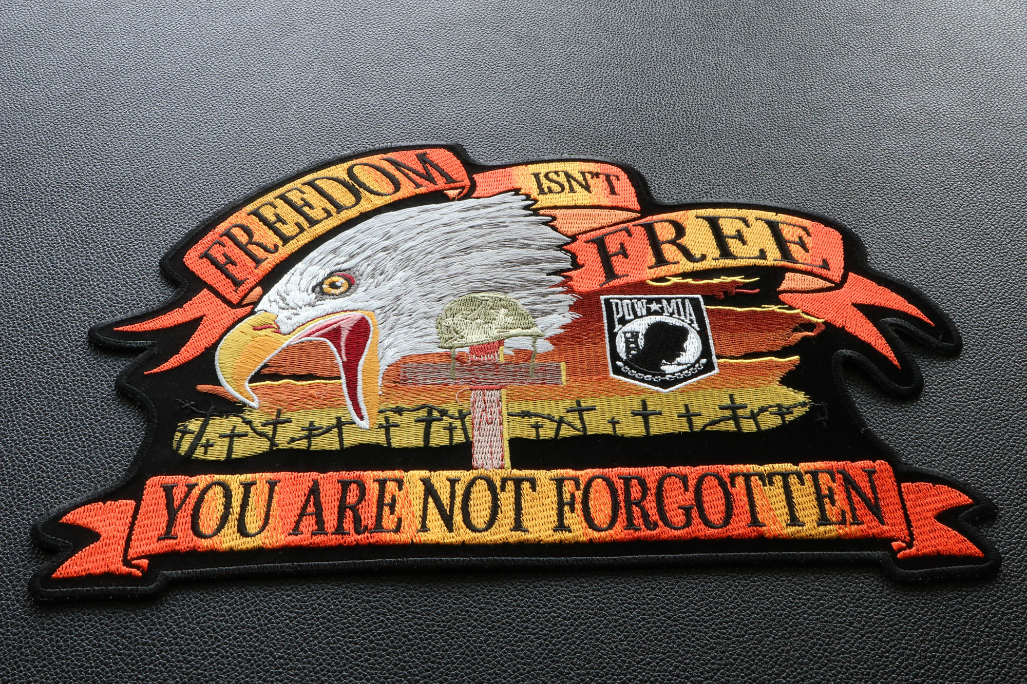 Freedom Isn't Free Eagle You Are Not Forgotten Patch, Large Eagle Back ...