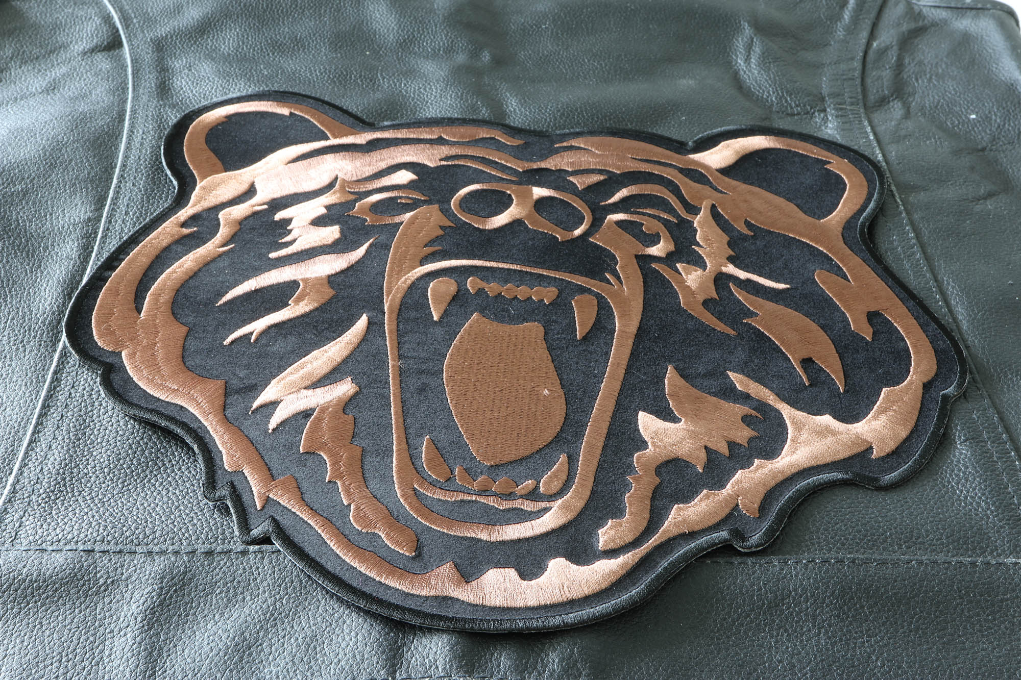 Bear Patch, Large Animal Patches for Jackets by Ivamis Patches