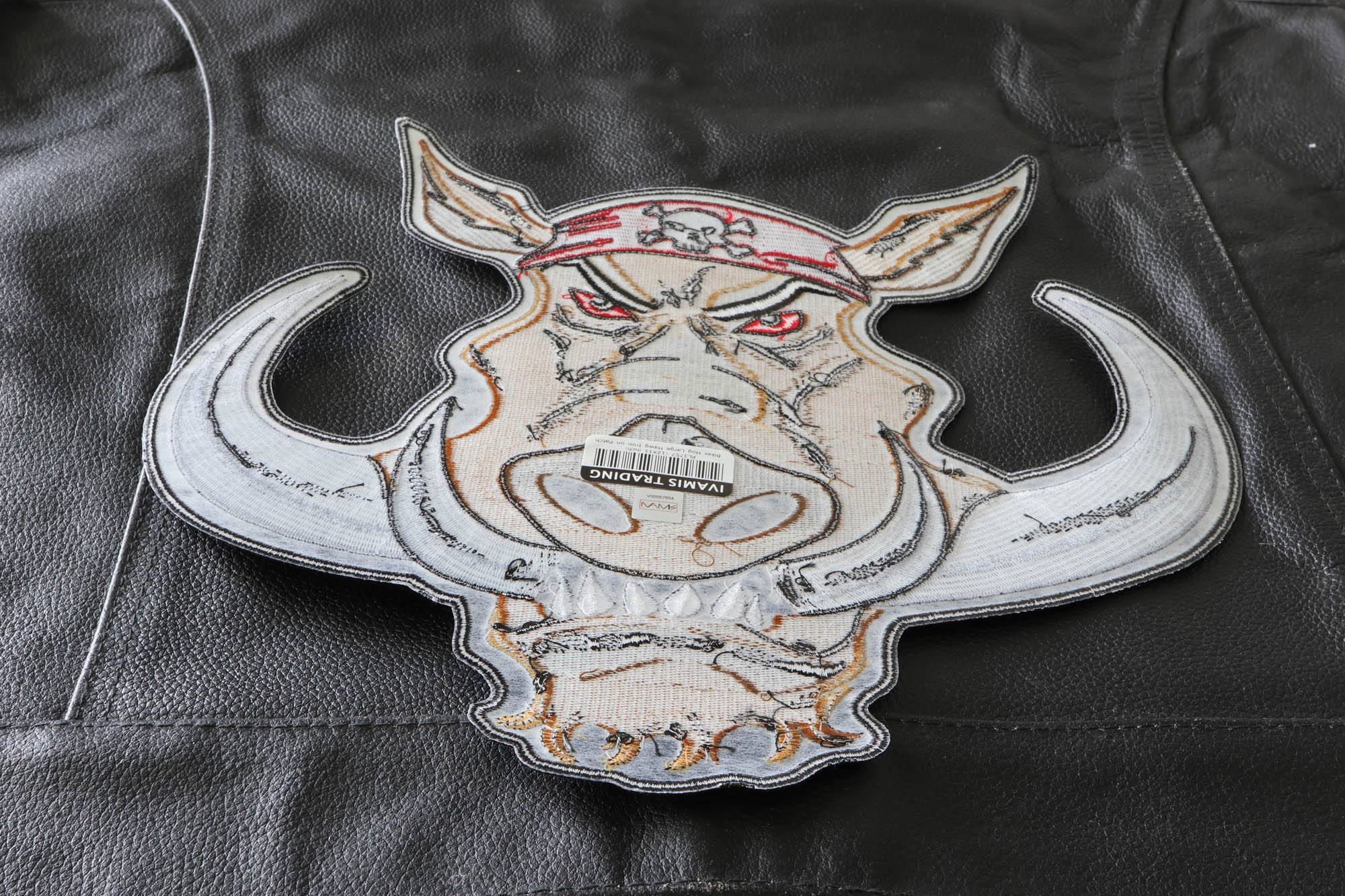 Biker Hog Large Hawg Patch | Wild Animal Patches -TheCheapPlace