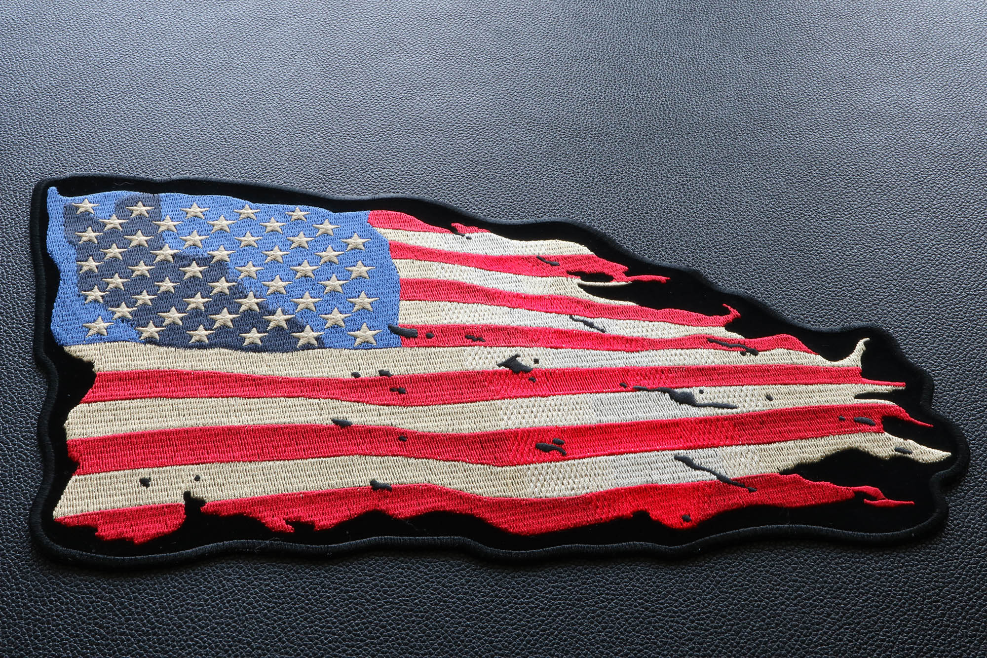 Waving American Flag Patch, Large Patriotic Patches by Ivamis Patches