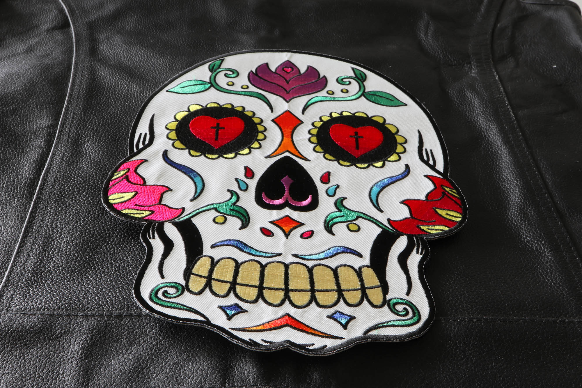 Sugar Skull Patch, Large Skull Patches by Ivamis Patches