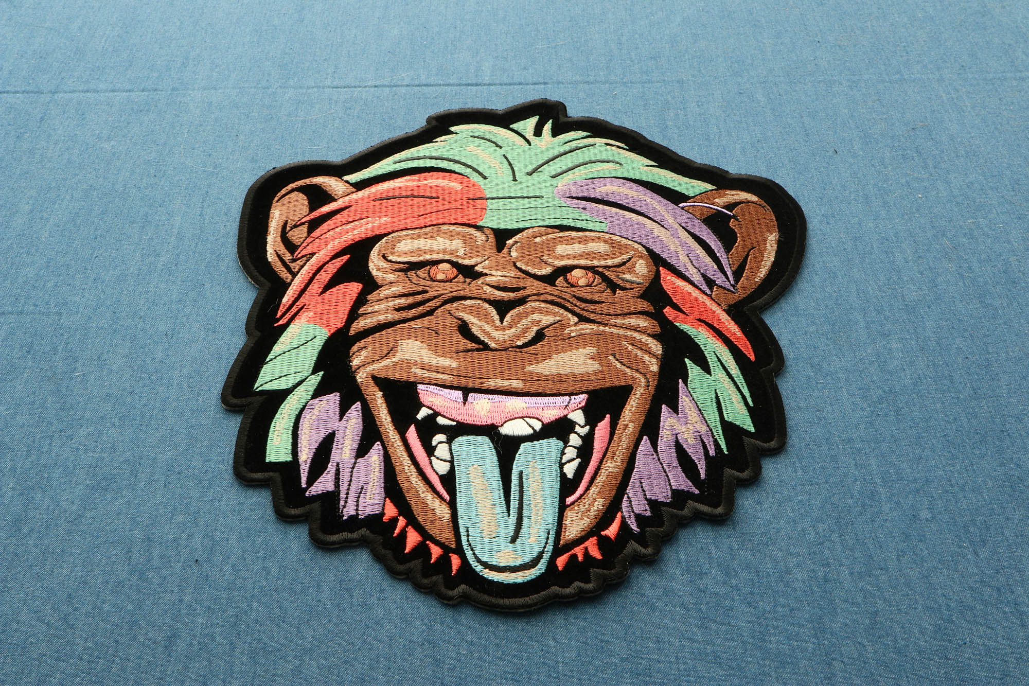 Chimpanzee Patch, Large Animal Patches for Jackets by Ivamis Patches