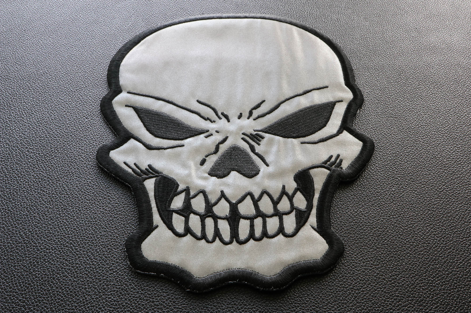 Skull Patch, Large Skull Patches for Biker Jackets by Ivamis Patches