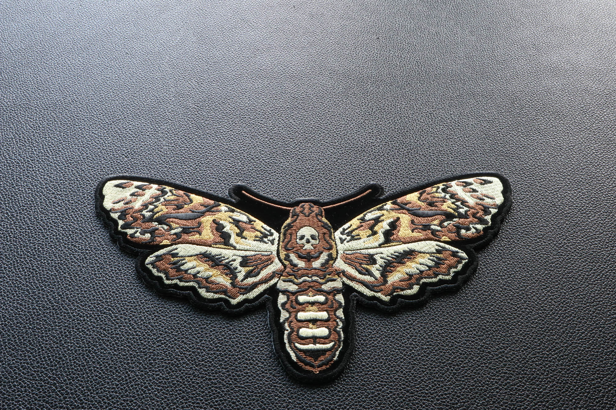 Skull Moth Patch, Large Animal Patches for Jackets by Ivamis Patches