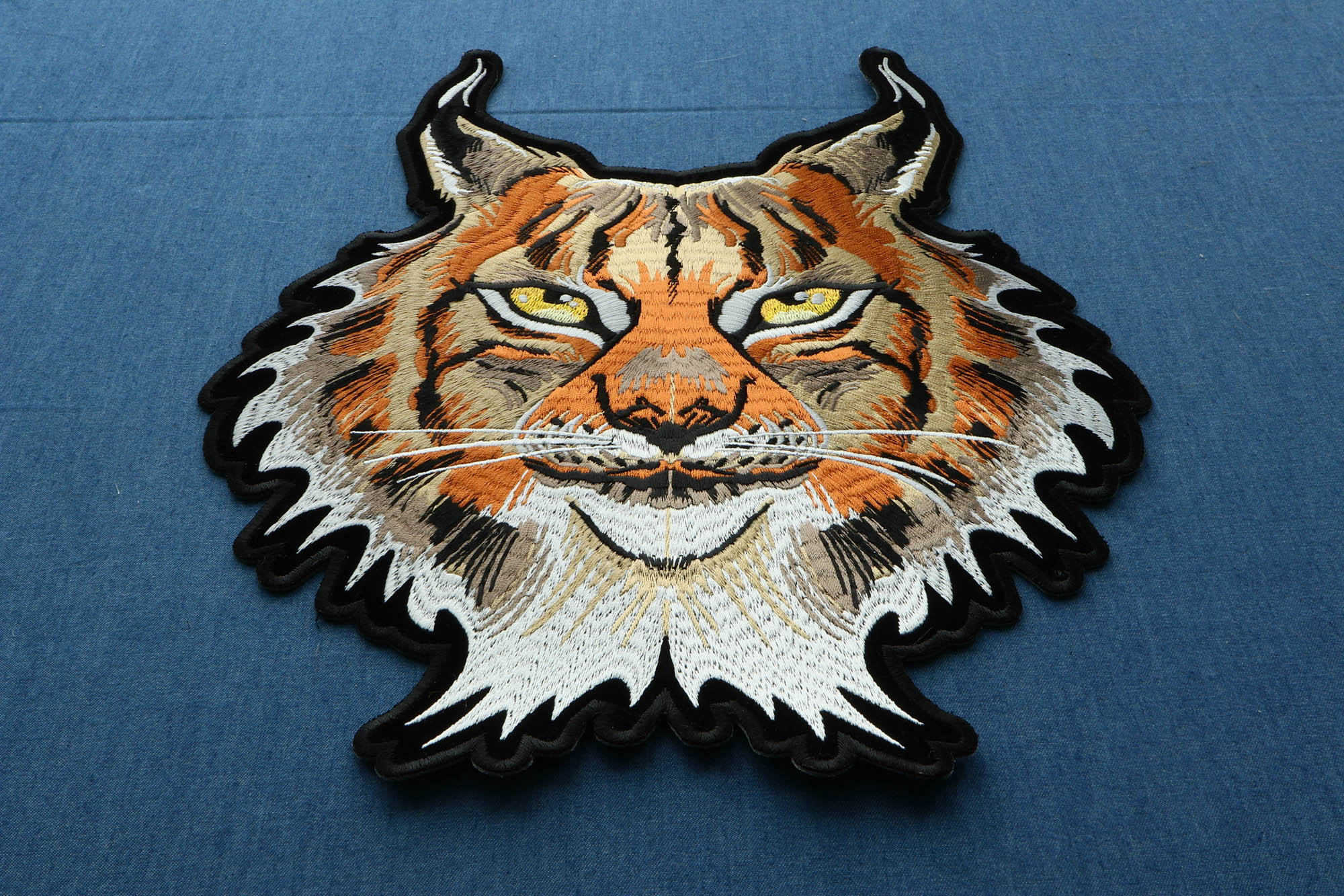Lynx Cat Patch, Large Animal Patches for Jackets by Ivamis Patches