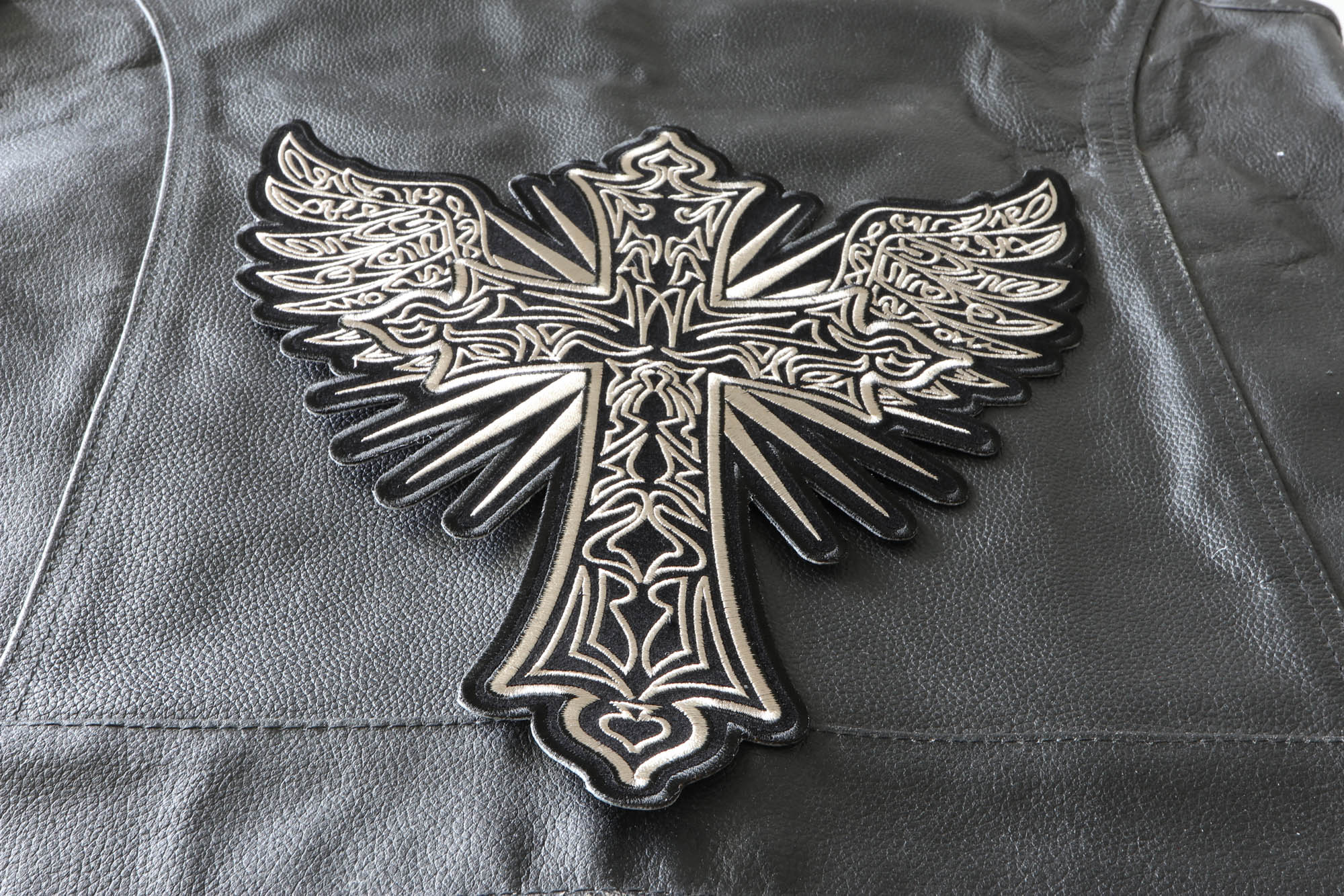 Christian Cross Patch, Large Christian Back Patches by Ivamis Patches