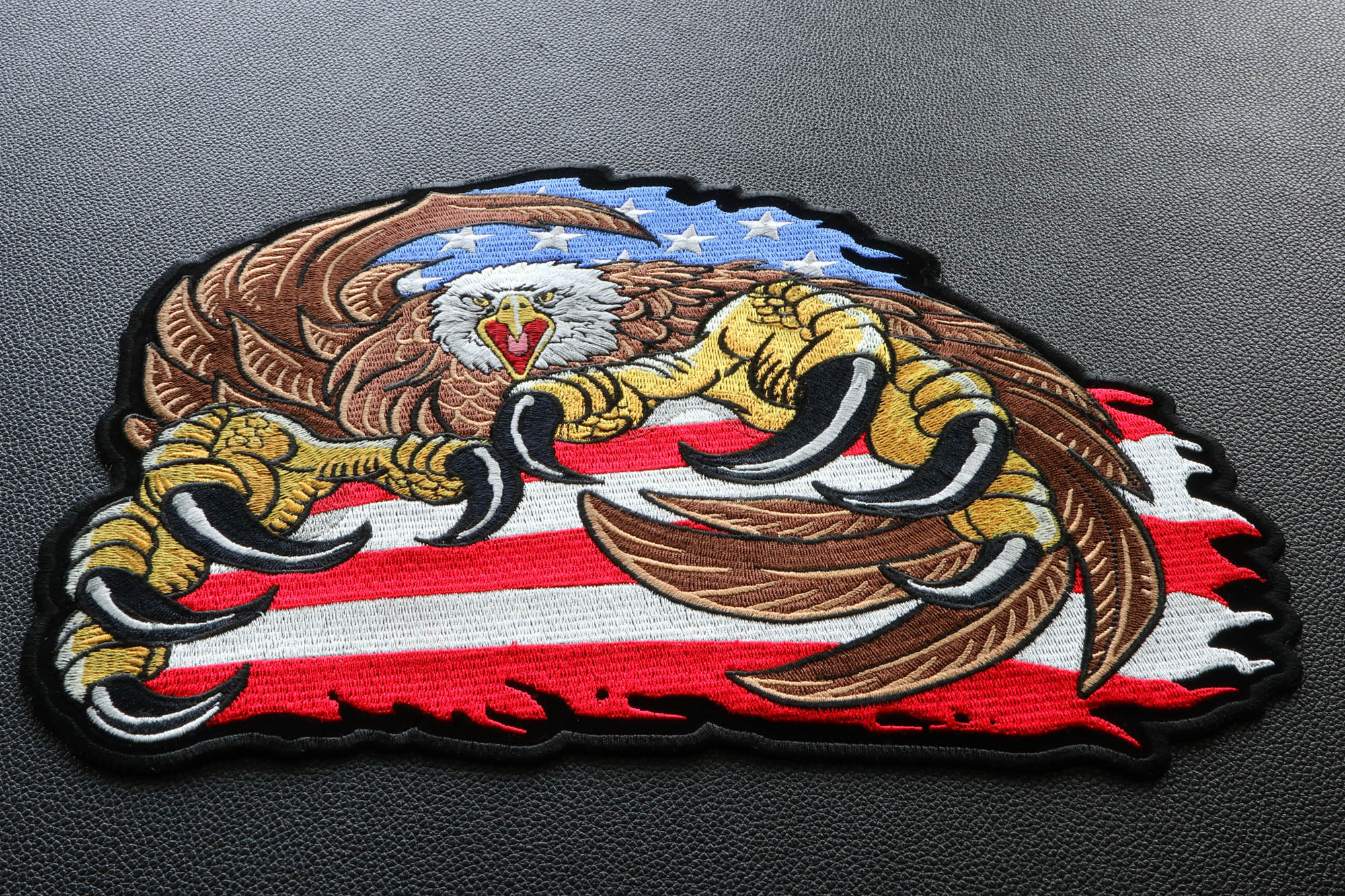 American Flag Eagle and Talons Patch, Large Eagle Patches for Jackets ...