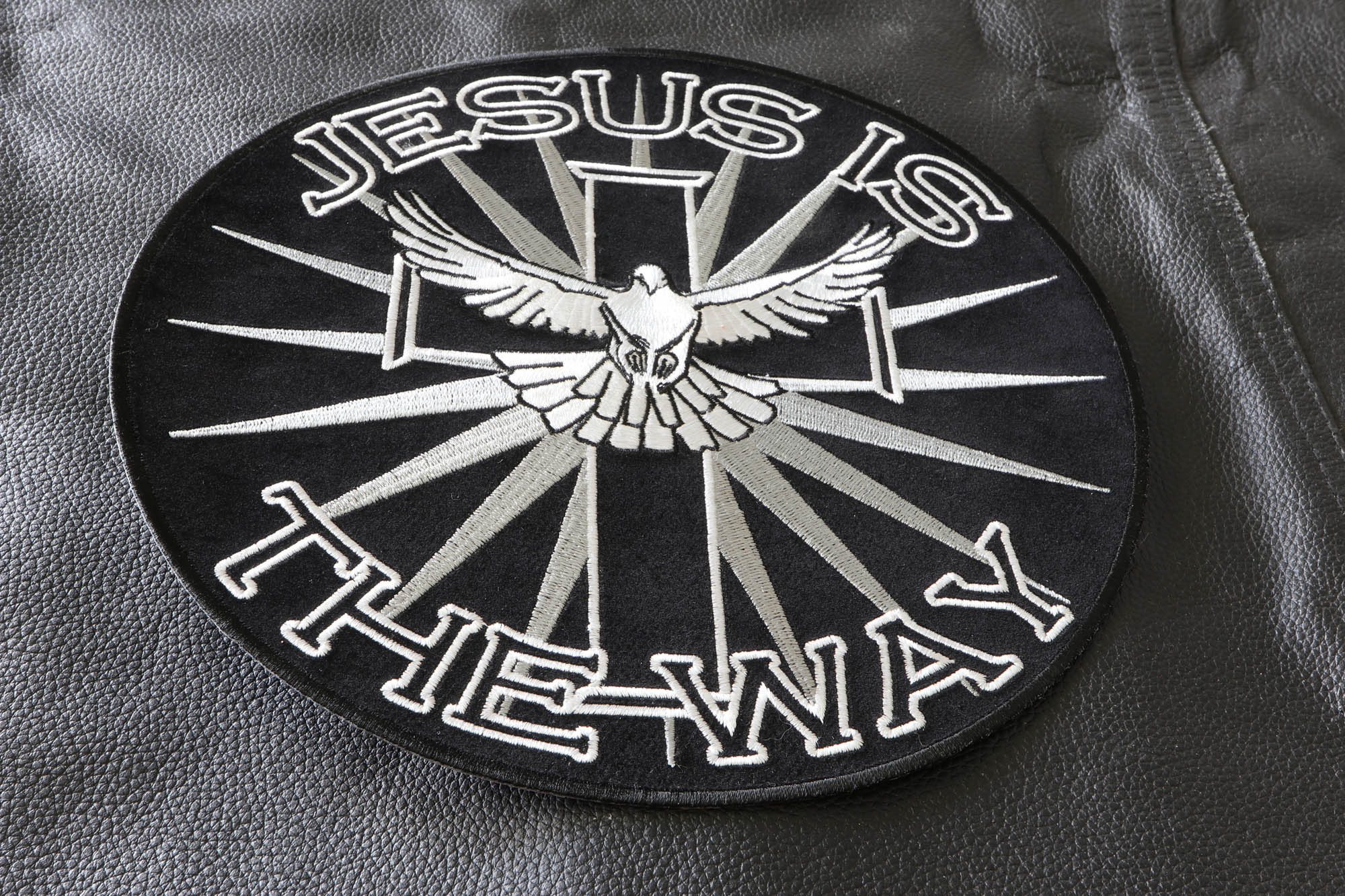 Jesus is the Way Patch, Large Christian Back Patches by Ivamis Patches