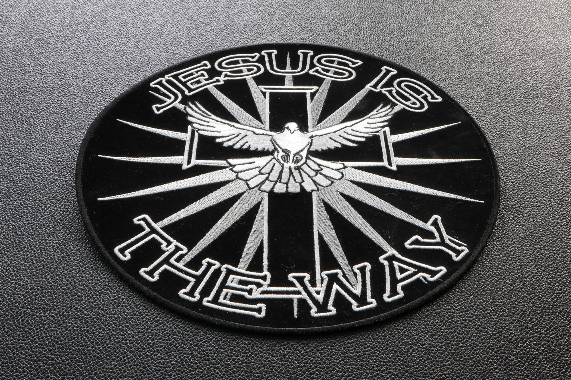 Jesus is the Way Patch, Large Christian Back Patches by Ivamis Patches