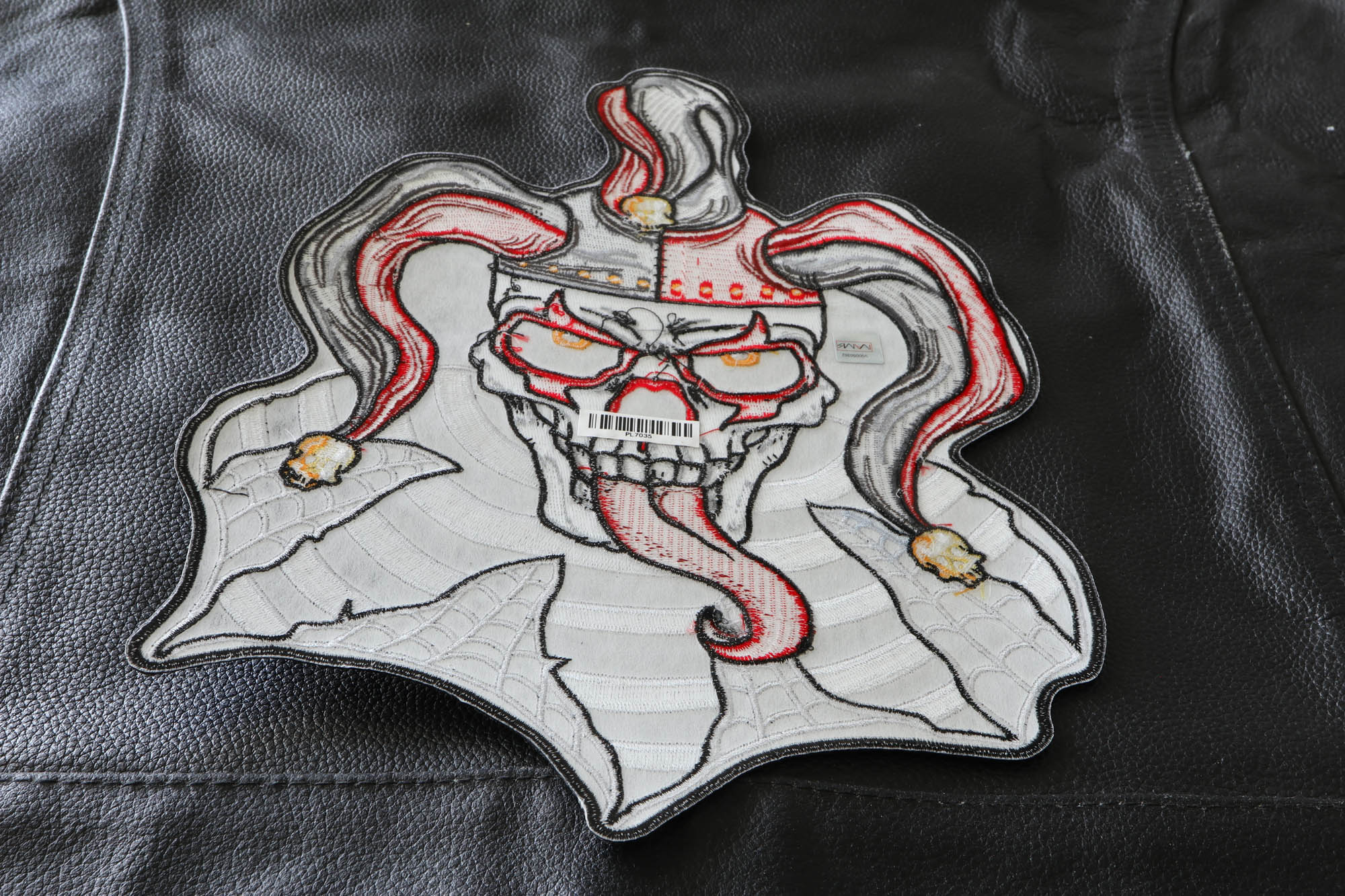 Jester Skull Large Back Patch - TheCheapPlace