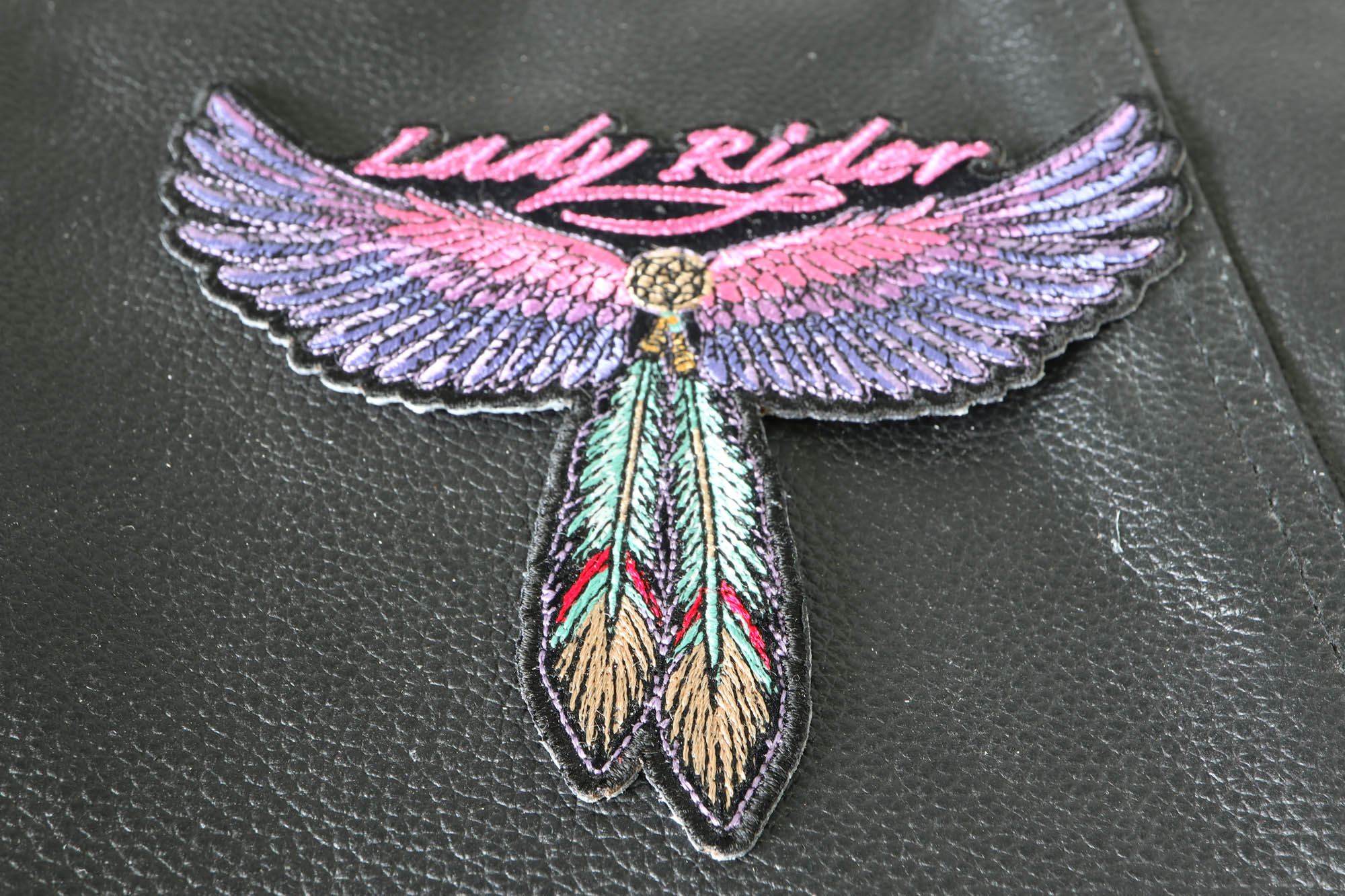 Lady Rider Patch - Sew on Biker Jackets by Ivamis Patches