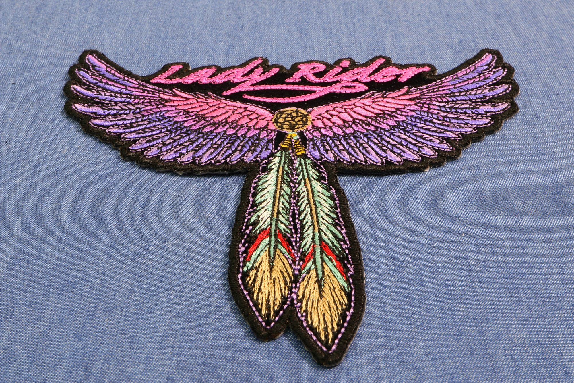 Lady Rider Patch - Sew on Biker Jackets by Ivamis Patches