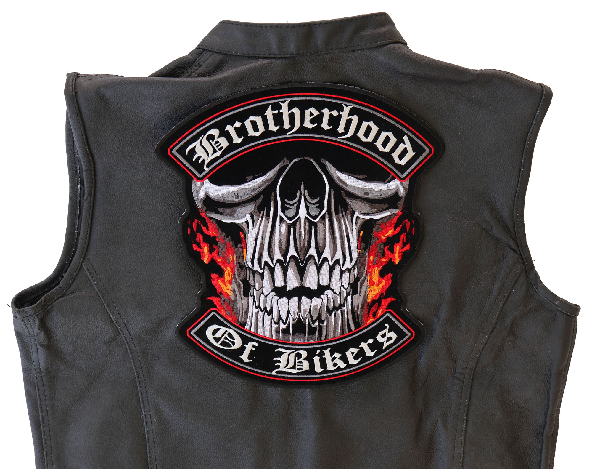 Brotherhood Of Bikers Large Vest Biker Patch | Embroidered Patches