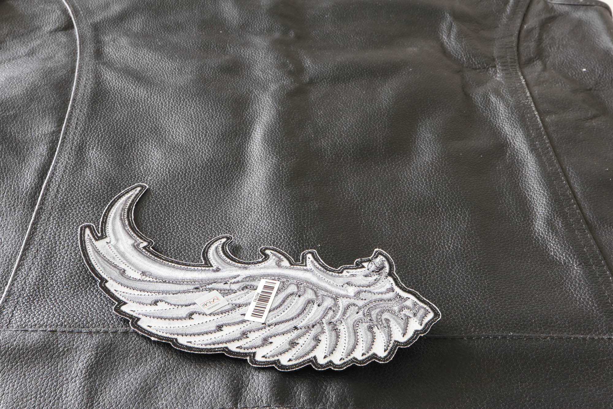 Right Silver Eagle Wing Patch | Eagle Patches -TheCheapPlace