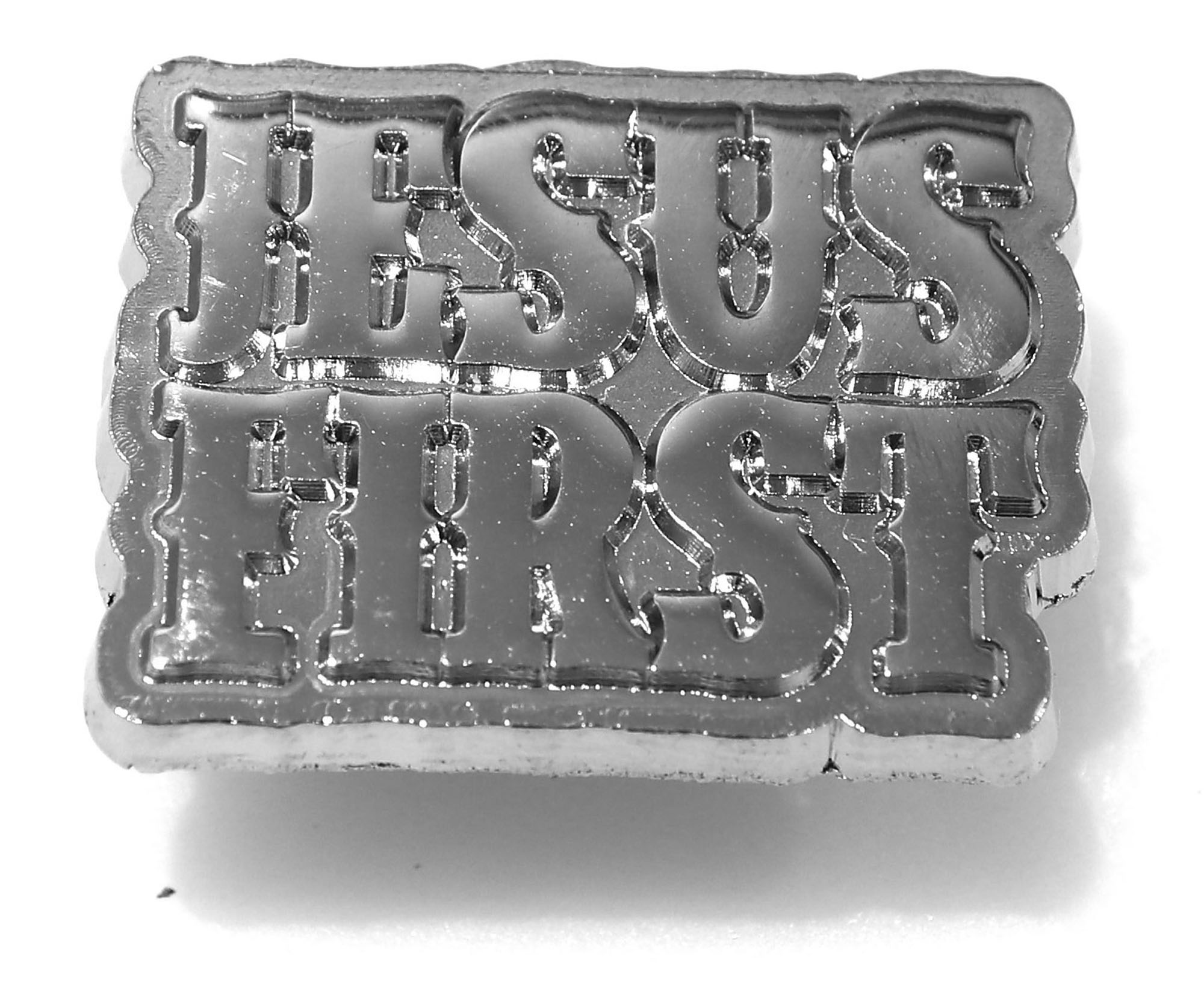 Jesus First Christian Pin by Ivamis Patches