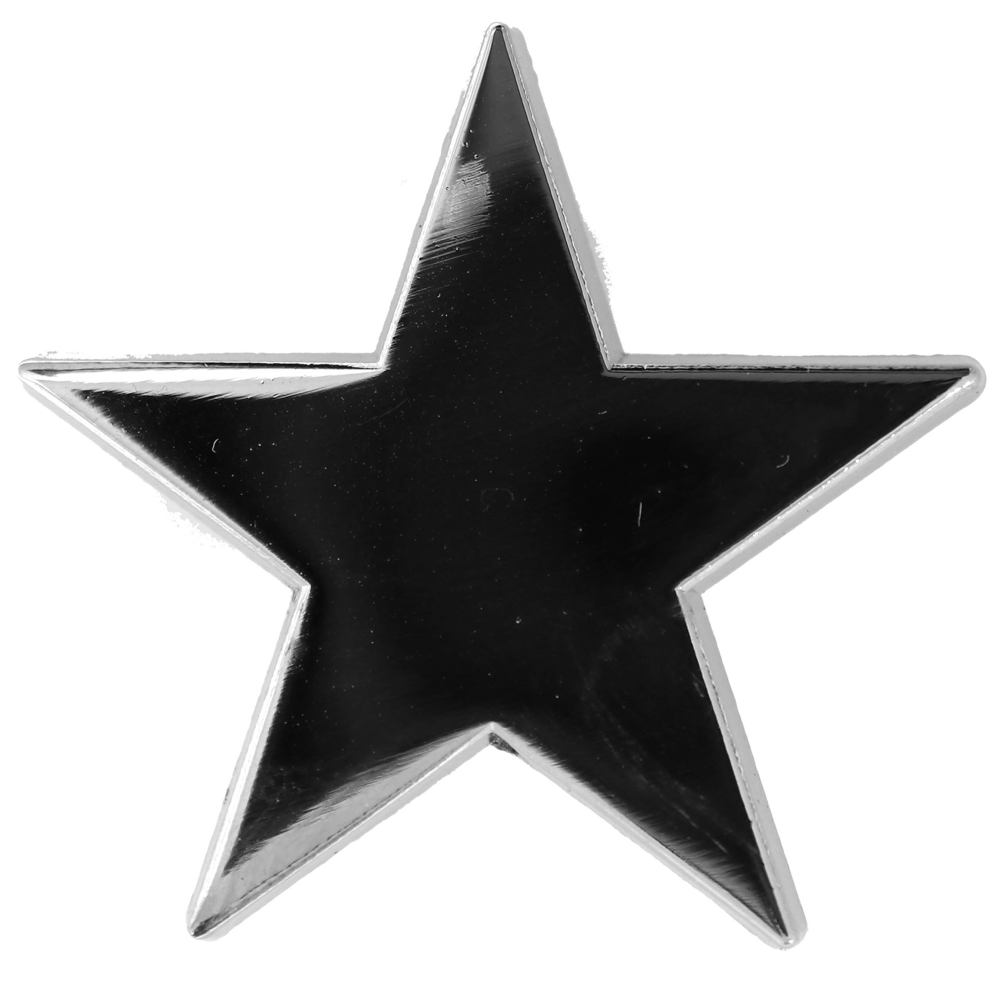 Silver Star Pin by Ivamis Patches