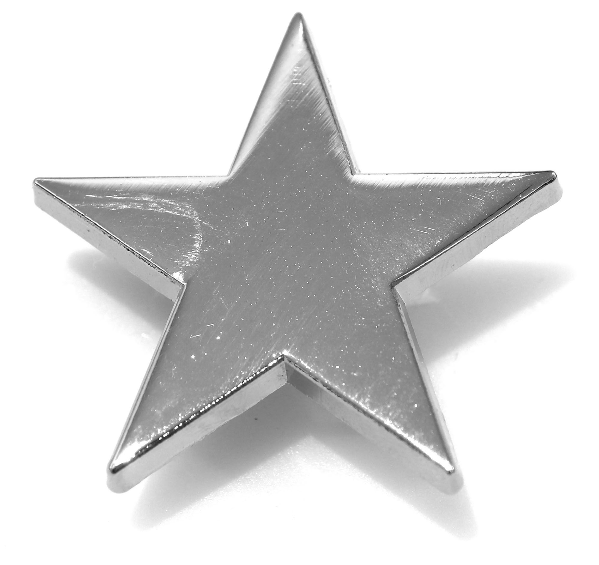 Silver Star Pin by Ivamis Patches