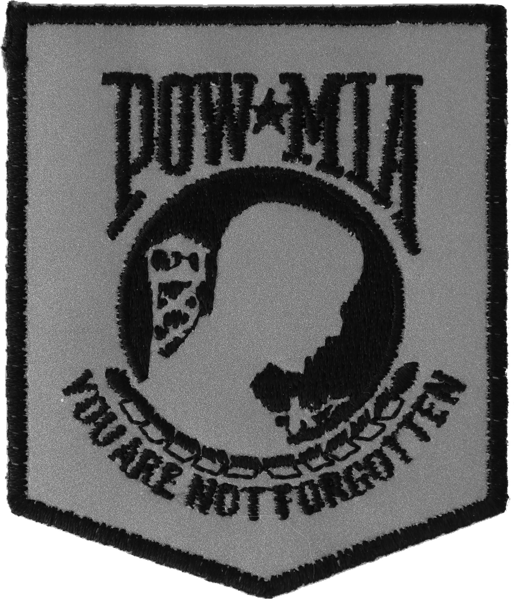 POW MIA Reflective Patch | US Military Veteran Patches by Ivamis Patches