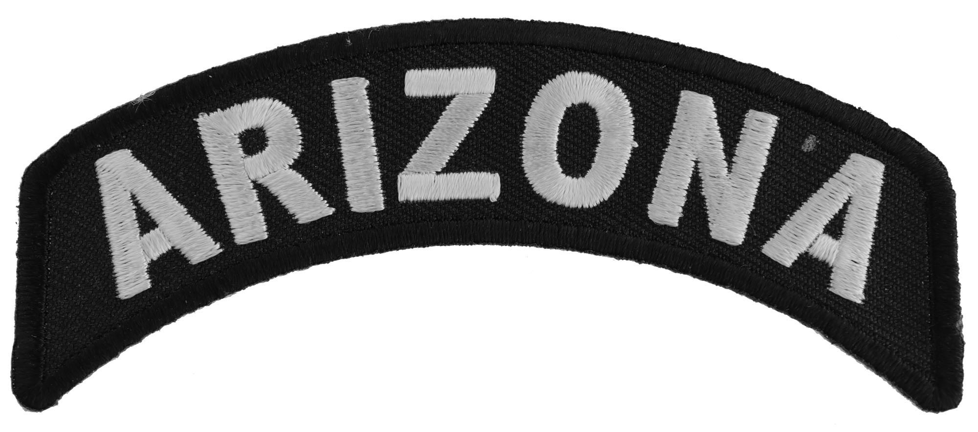 Arizona State Embroidered Small Iron On Rocker Patch by Ivamis Patches