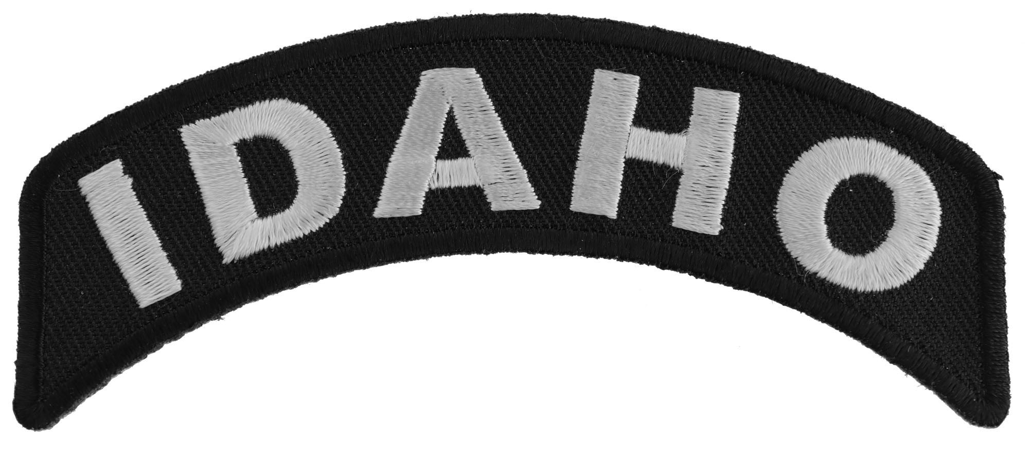 Idaho State Embroidered Small Iron On Rocker Patch by Ivamis Patches