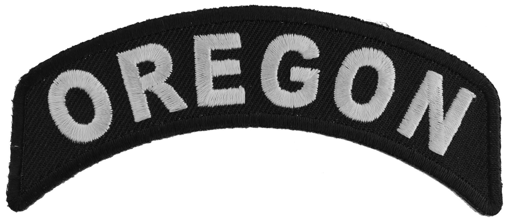 Oregon State Embroidered Small Iron On Rocker Patch by Ivamis Patches