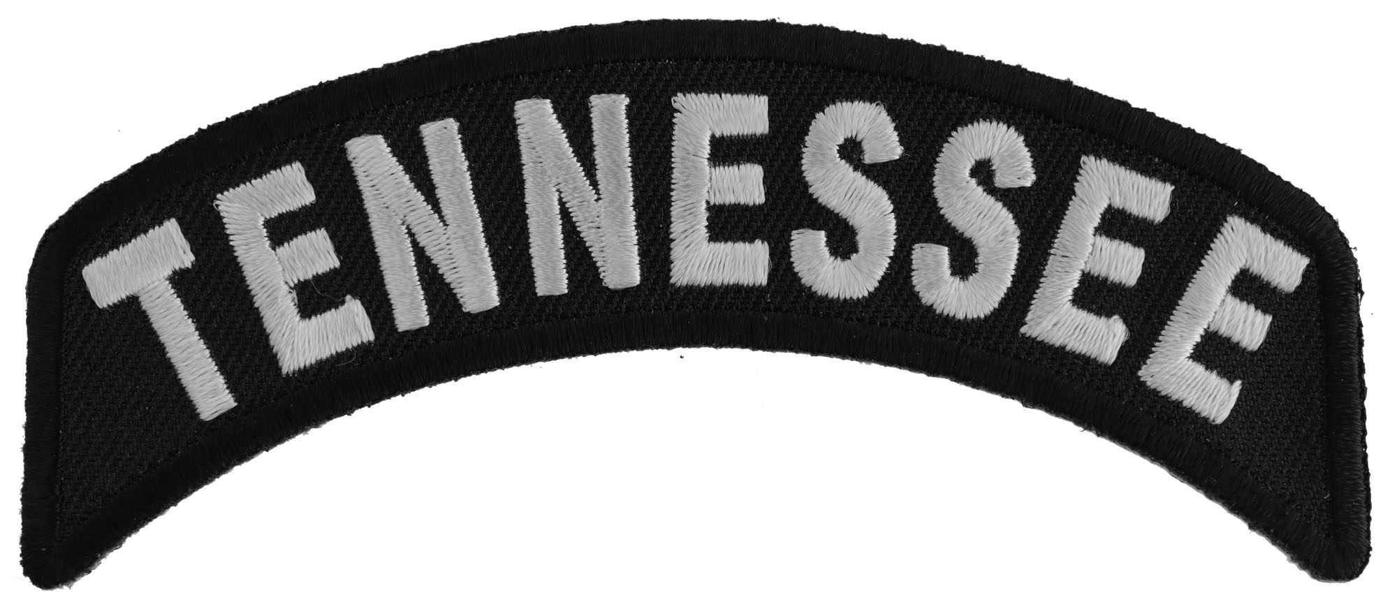 Tennessee State Embroidered Small Iron On Rocker Patch by Ivamis Patches