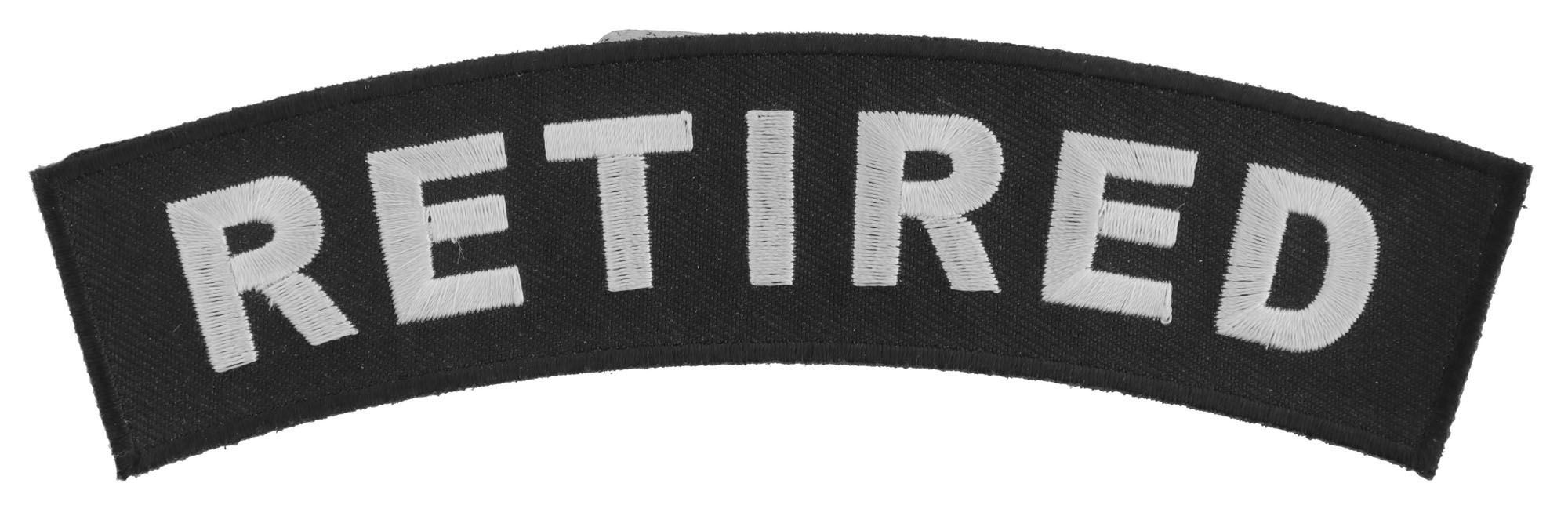 Retired Patch, Patches for Jackets by Ivamis Patches