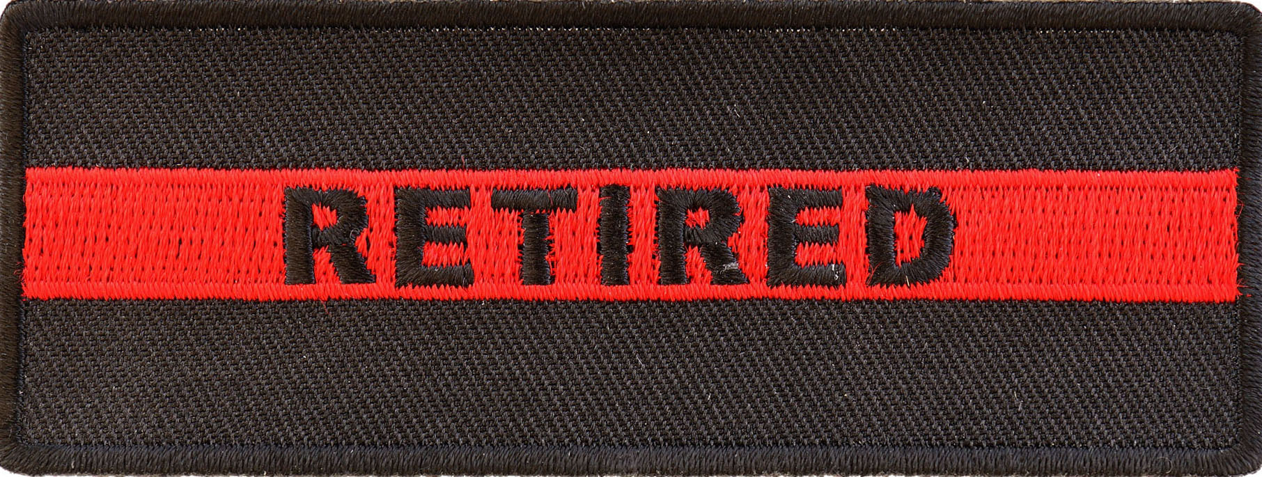 Retired Red Line Firefigher Patch | Embroidered Patches by Ivamis Patches