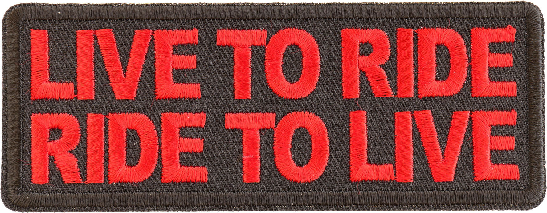Live To Ride Ride To Live Patch - Biker Saying Patches by Ivamis Patches