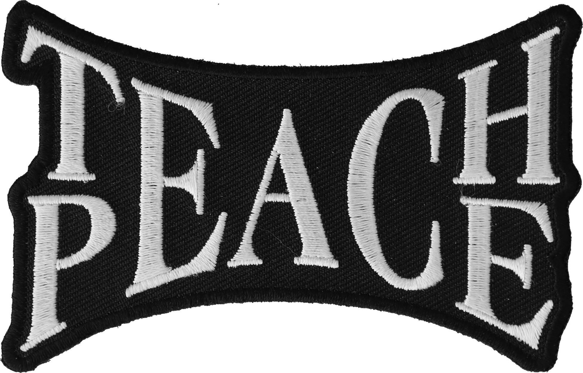 Teach Peace Embroidered Iron On Patch | Embroidered Patches by Ivamis ...