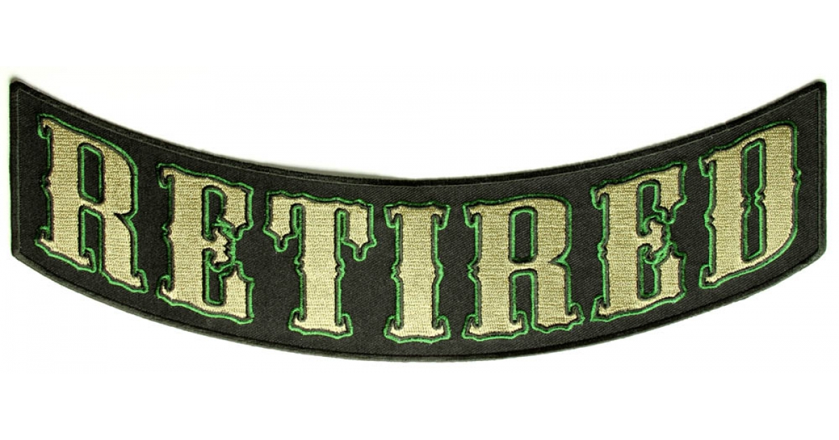 Retired Lower Rocker Patch | Vet Patches -TheCheapPlace