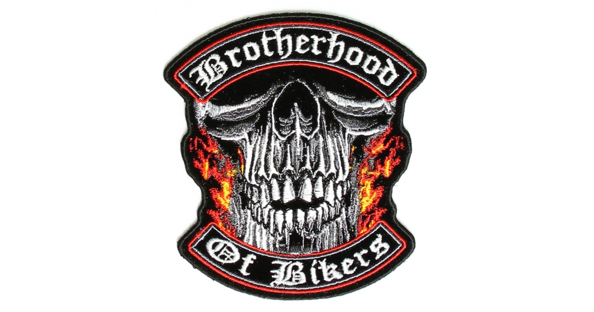 Small Brotherhood Of Bikers Vest Patch | Biker Patches -TheCheapPlace