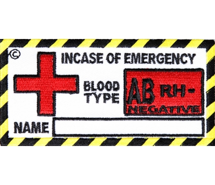 Blood Group Patch AB RH- by Ivamis Patches