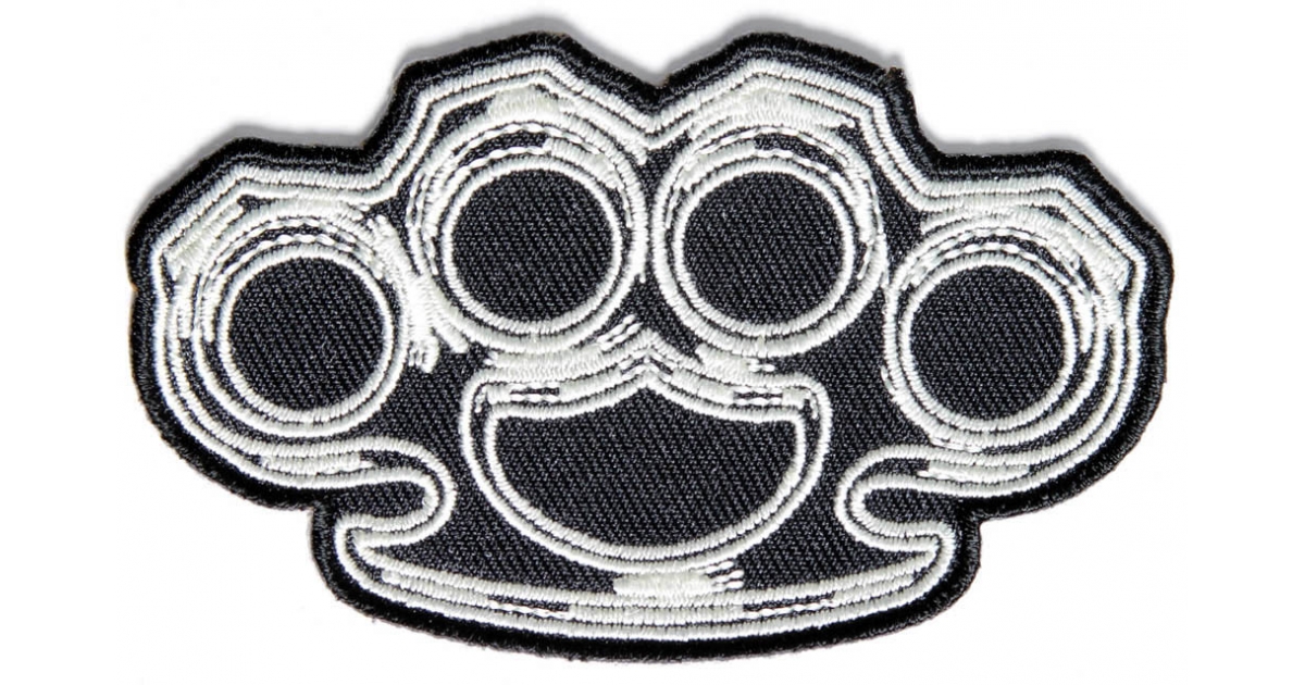 Brass Knuckles Patch | Novelty Patches -TheCheapPlace