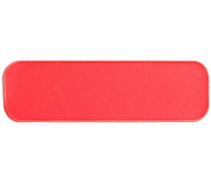 Red 10 Inch Straight Blank Patch, Large Blank Patches for Embroidering by Ivamis Patches