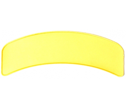 Yellow 11 Inch Arched Blank Patch Rocker, Large Rocker Patches by ...