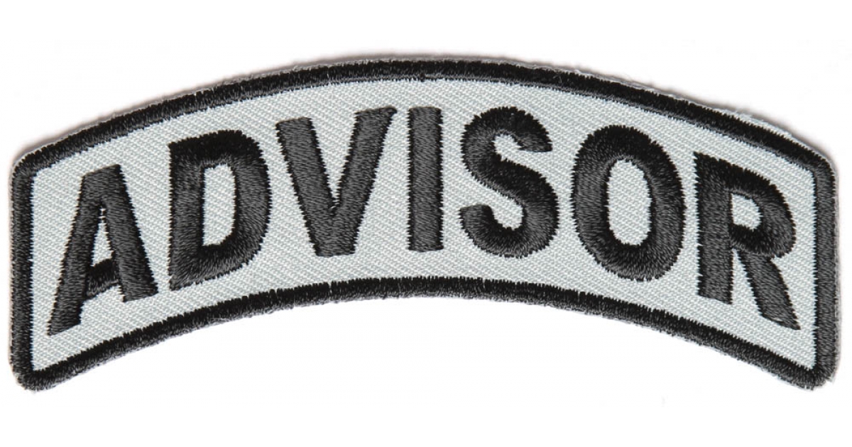 Advisor Rocker Patch Black Gray | Ranks Titles Nicknames -TheCheapPlace