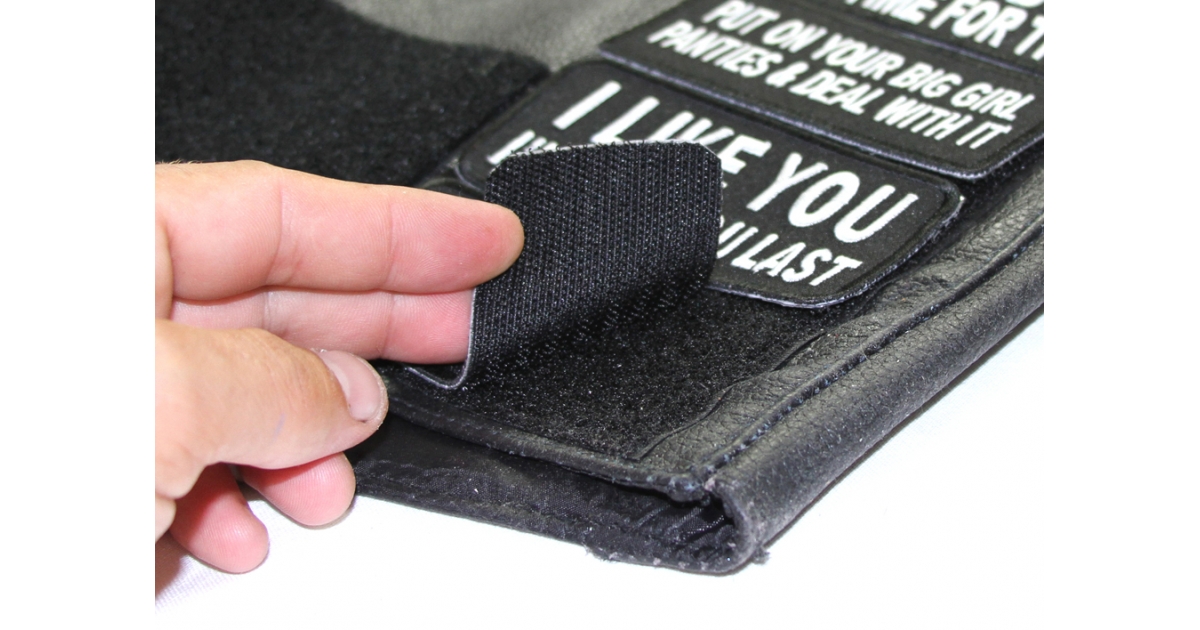 5 Pack 4x2 Inch Hook Peel and Stick Backing For Patches | Embroidered ...