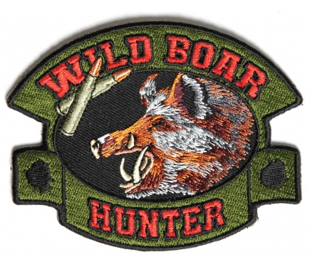 Wild Boar Hunter Patch | Wild Animal Patches -TheCheapPlace