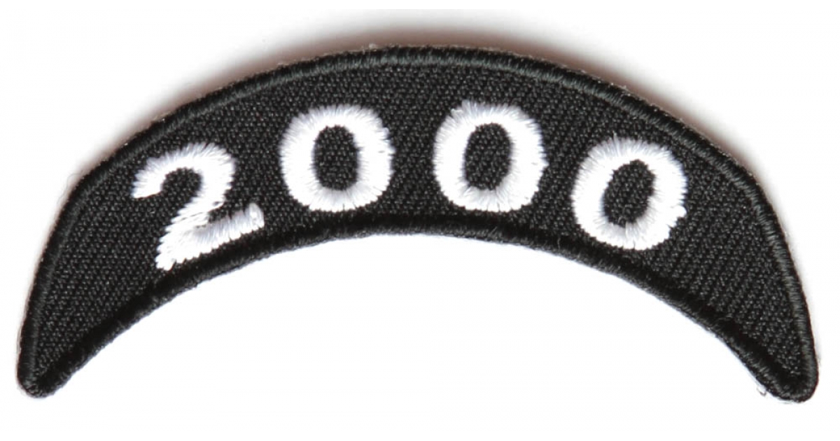 2000 Upper Rocker Patch In Black White by Ivamis Patches