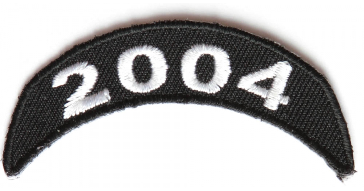 2004 Upper Rocker Patch In Black White by Ivamis Patches