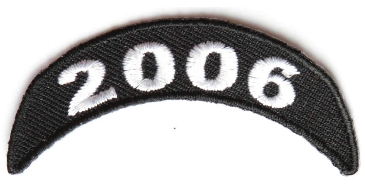 2006 Upper Rocker Patch In Black White by Ivamis Patches