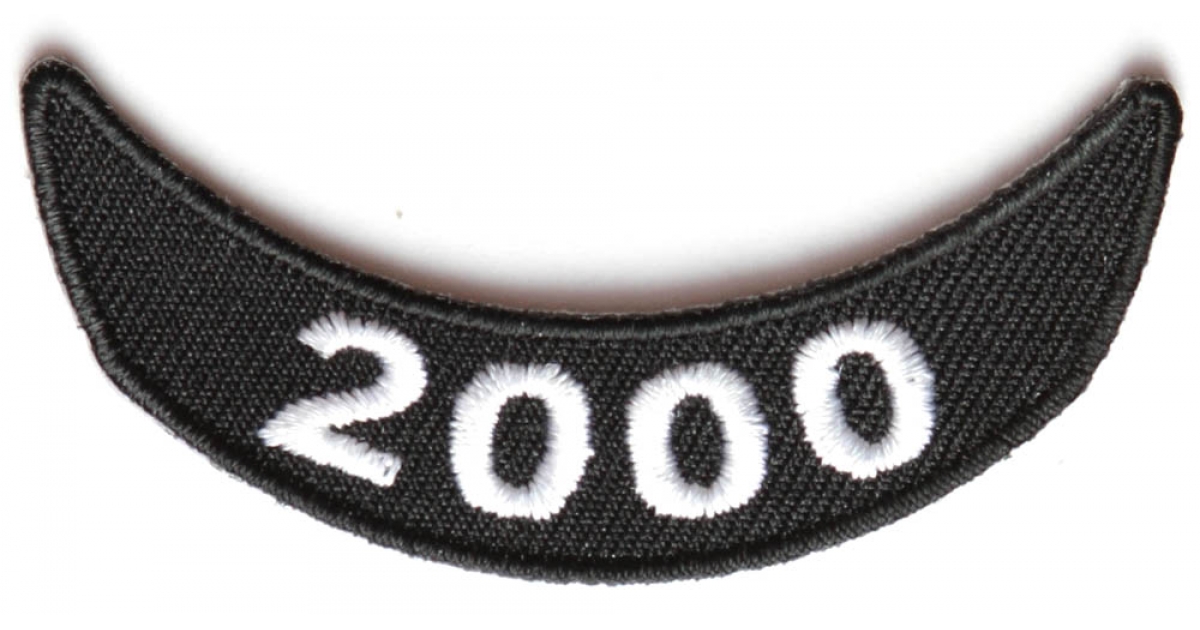 2000 Lower Rocker Patch In Black White by Ivamis Patches