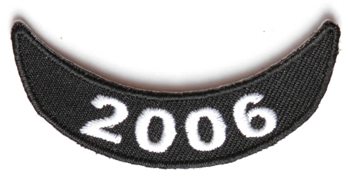 2006 Lower Rocker Patch In Black White by Ivamis Patches